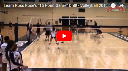 Outside Hitter Training: Russ Rose's 15-Point Game - Volleyball Toolbox