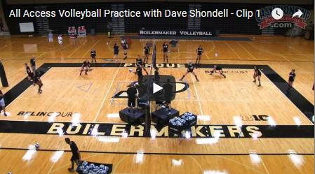 Dave Shondell Volleyball Practices: Get a glimpse of Purdue practice
