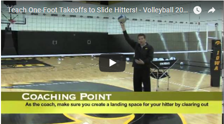 Slide Hit: Teaching the One Foot Take Off for an Effective Attack