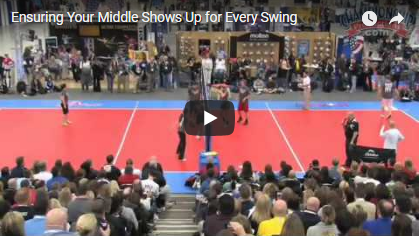 Middle Hitter Drill: Effective drill for training middle to be aggressive