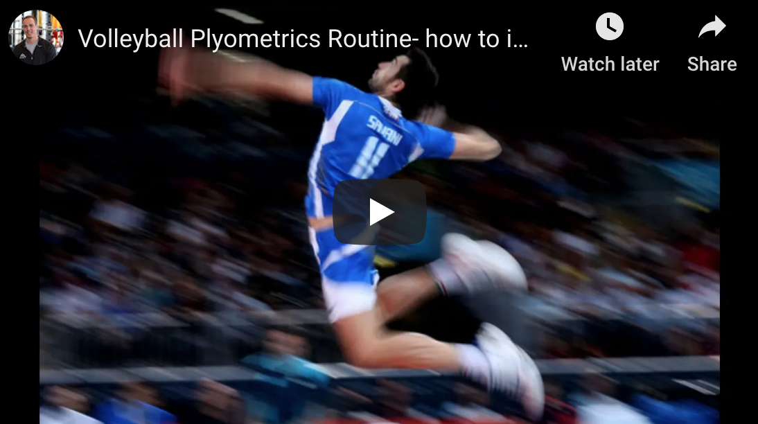 Volleyball Plyometric Routine - Exercise to improve your jump technique
